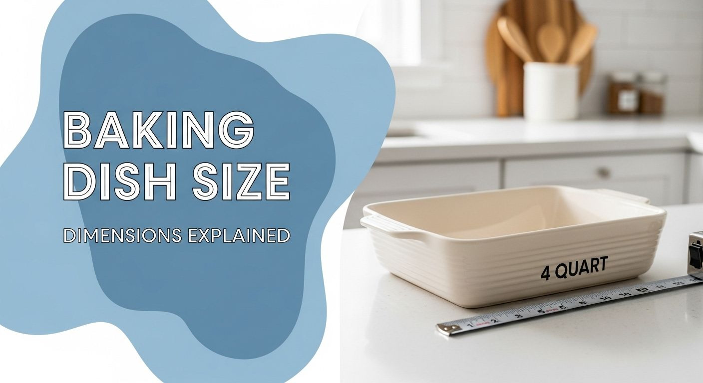 4-Quart Baking Dish Dimensions: How Big Is It?