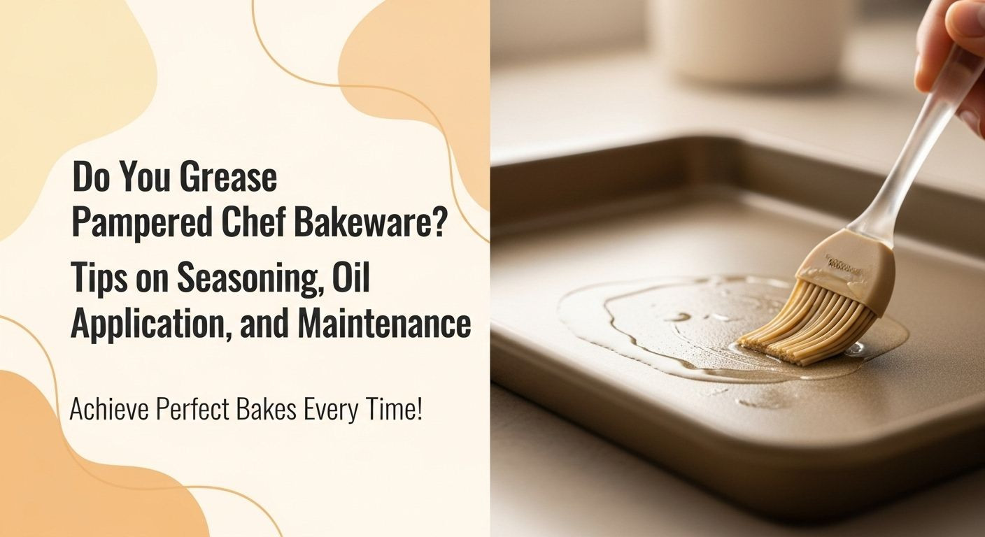 Do You Grease Pampered Chef Bakeware? Tips On Seasoning, Oil ...