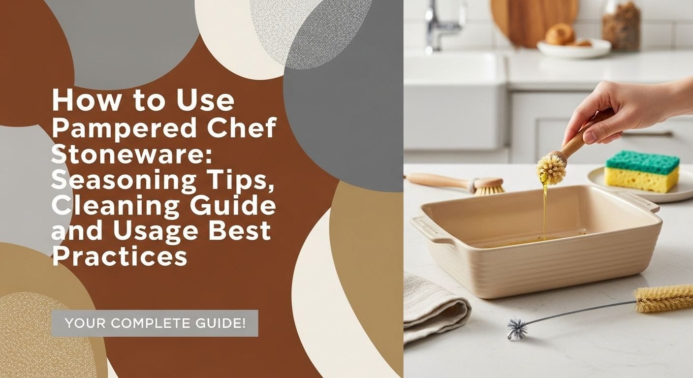 How To Use Pampered Chef Stoneware: Seasoning Tips, Cleaning Guide, And ...