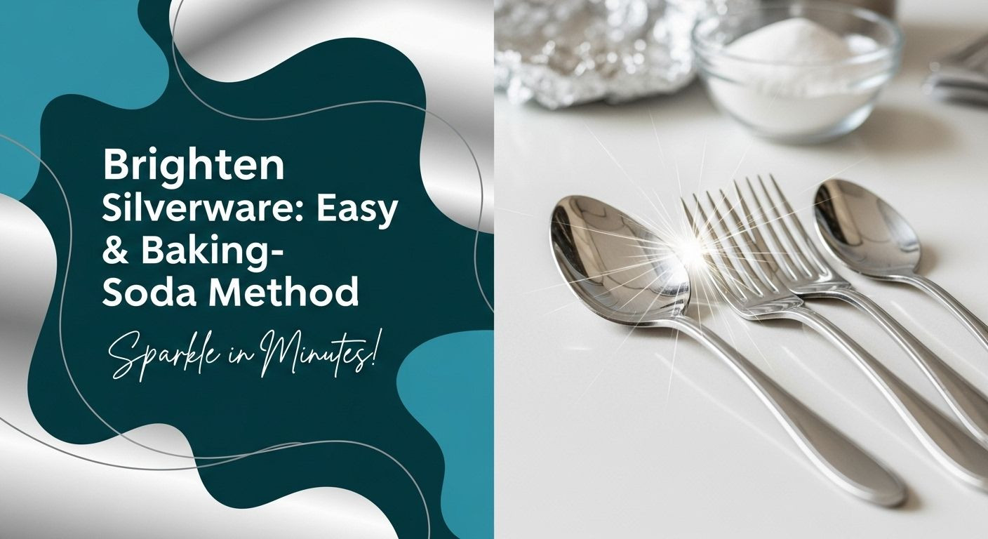 Brighten Silverware: Easy Foil & Baking Soda Method
