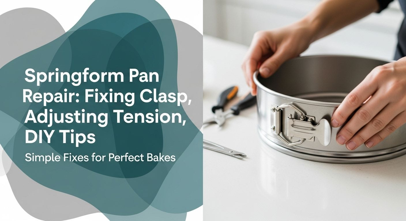 Springform Pan Repair: Fixing Clasp, Adjusting Tension, DIY Tips