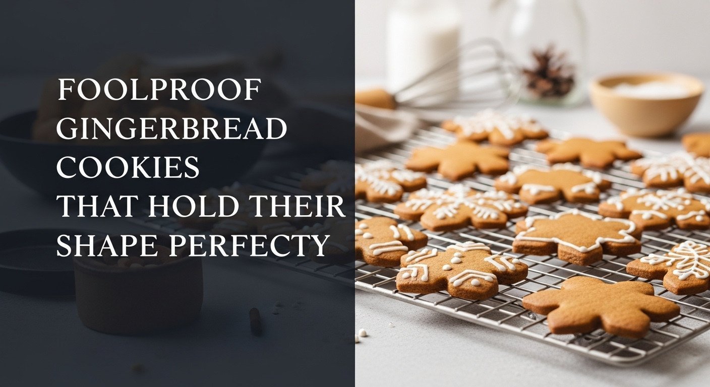 Foolproof Gingerbread Cookies That Hold Their Shape Perfectly