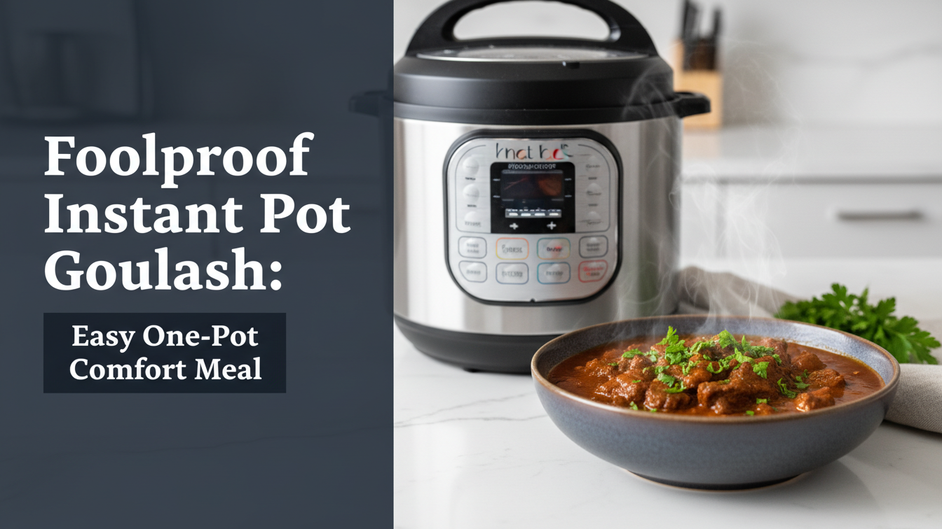 Foolproof Instant Pot Goulash: Easy One-Pot Comfort Meal