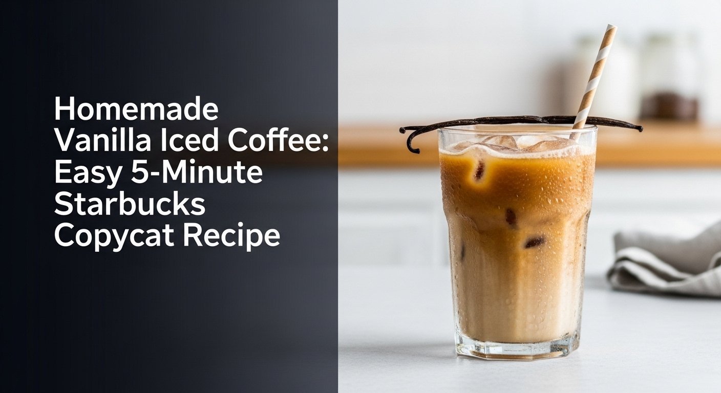 Homemade Vanilla Iced Coffee: Easy 5-Minute Starbucks Copycat Recipe