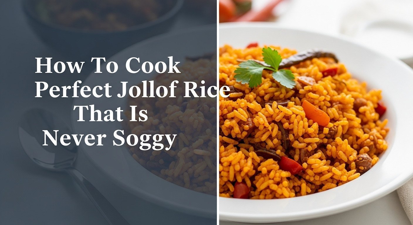 How To Cook Perfect Jollof Rice That Is Never Soggy