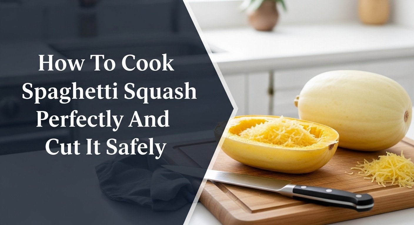 How To Cook Spaghetti Squash Perfectly And Cut It Safely