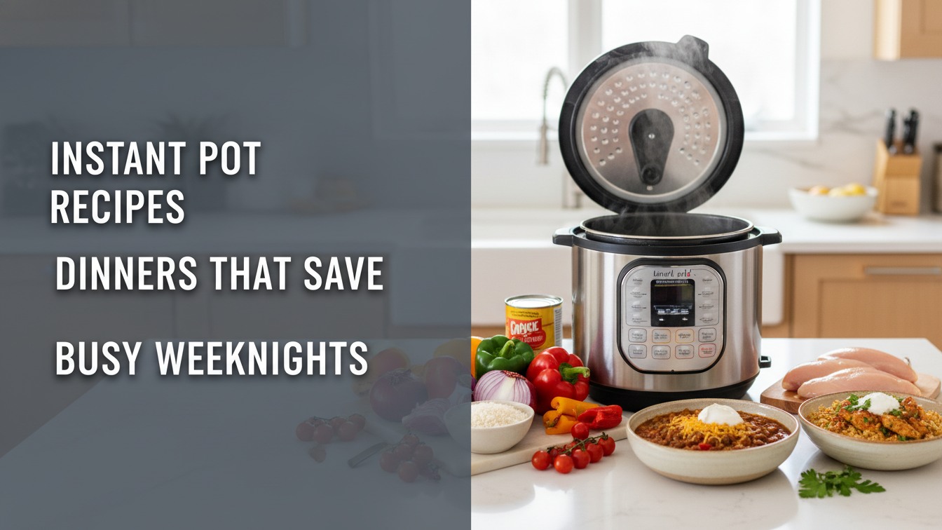 Instant Pot Recipes Dinners That Save Busy Weeknights