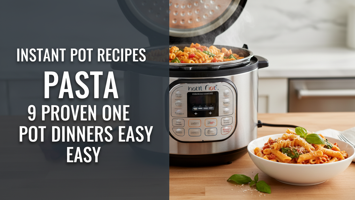Instant Pot Recipes Pasta 9 Proven One Pot Dinners Easy