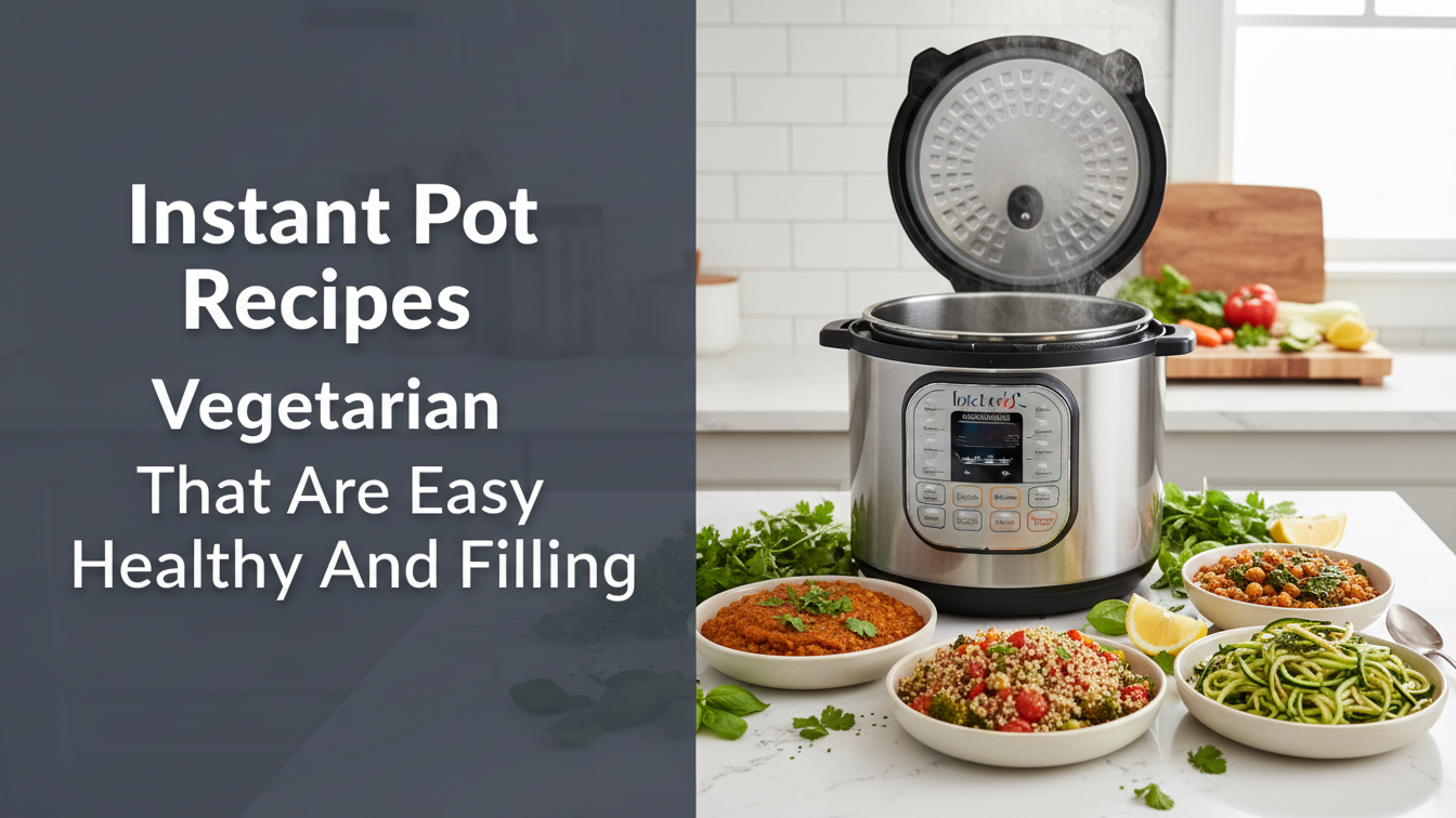 Instant Pot Recipes Vegetarian That Are Easy Healthy And Filling
