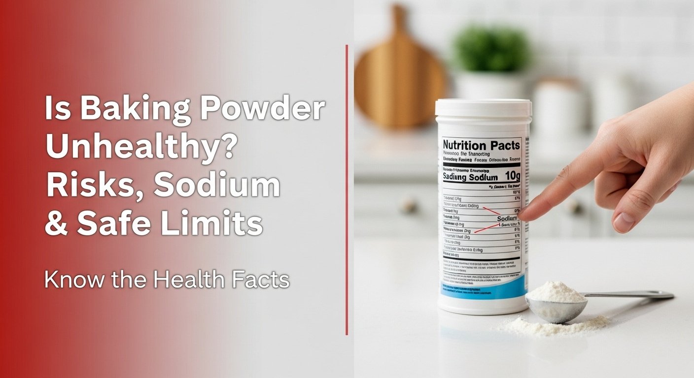 Is Baking Powder Unhealthy? Risks, Sodium & Safe Limits