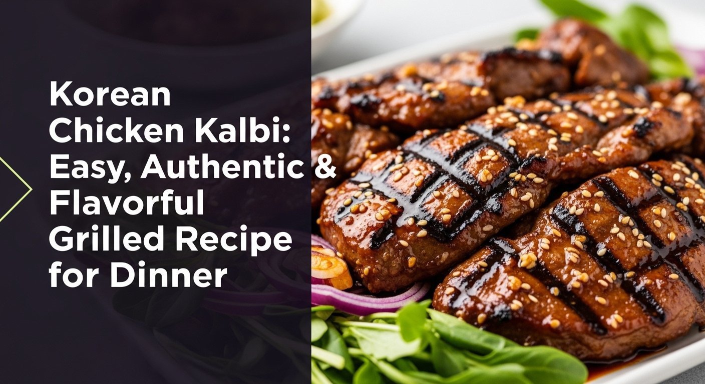 Korean Chicken Kalbi: Easy, Authentic & Flavorful Grilled Recipe For Dinner