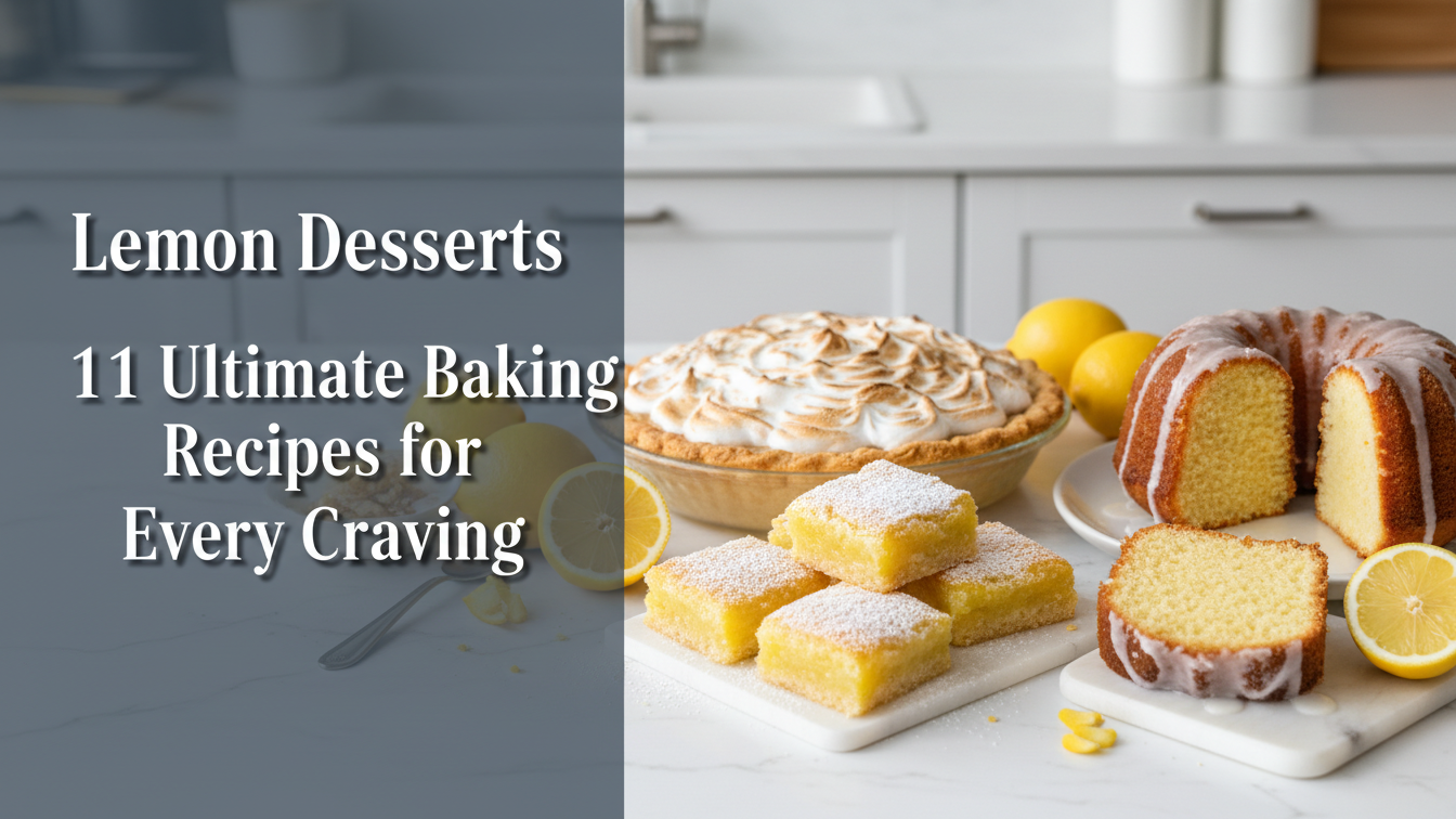 Lemon Desserts 11 Ultimate Baking Recipes For Every Craving