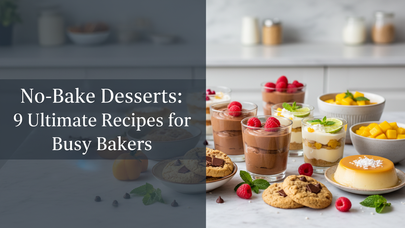 No-Bake Desserts: 9 Ultimate Recipes For Busy Bakers