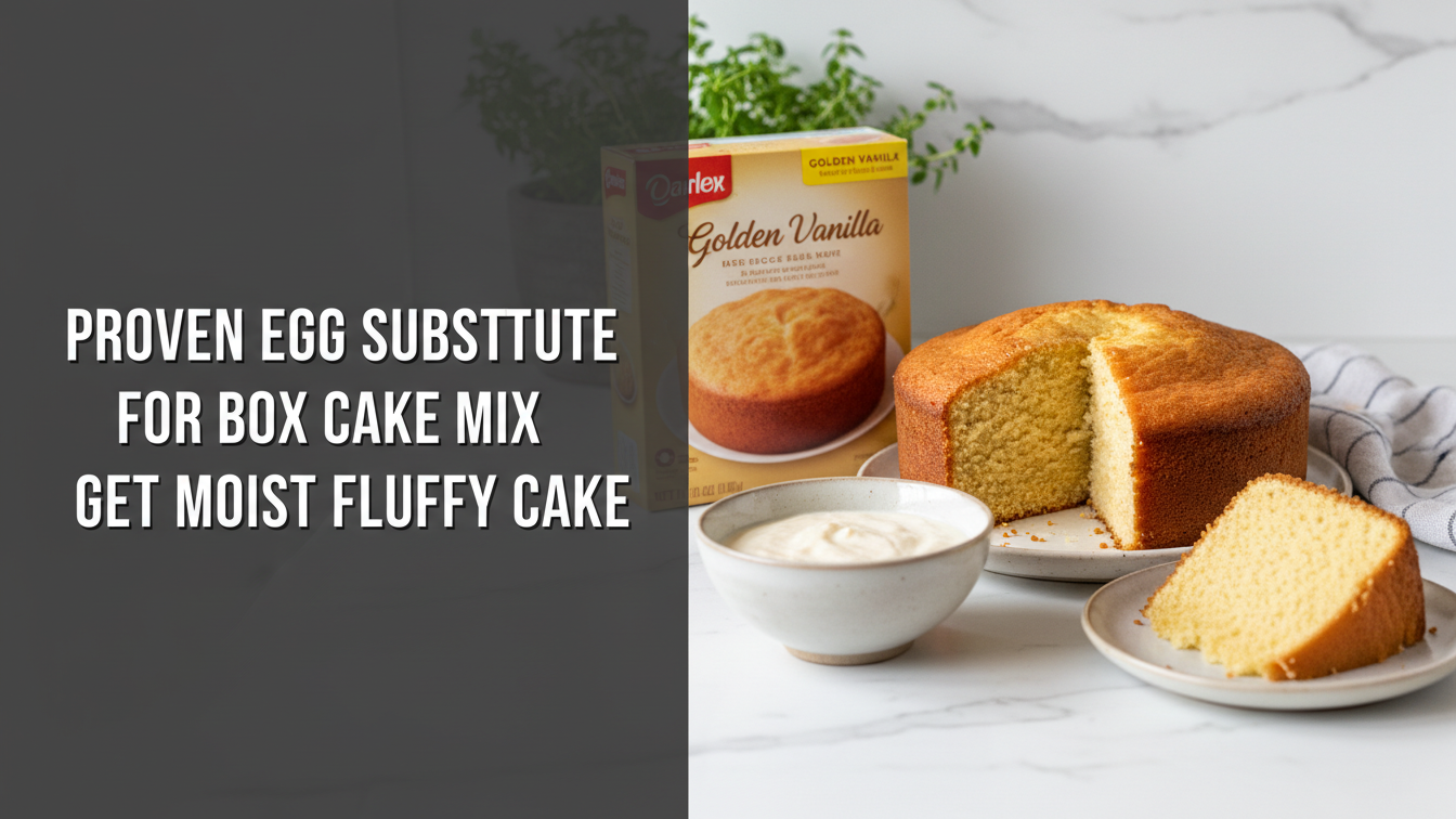 Proven Egg Substitute For Box Cake Mix Get Moist Fluffy Cake