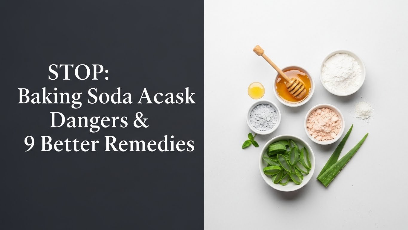 STOP: Baking Soda Acne Mask Dangers & 9 Better Remedies 2026