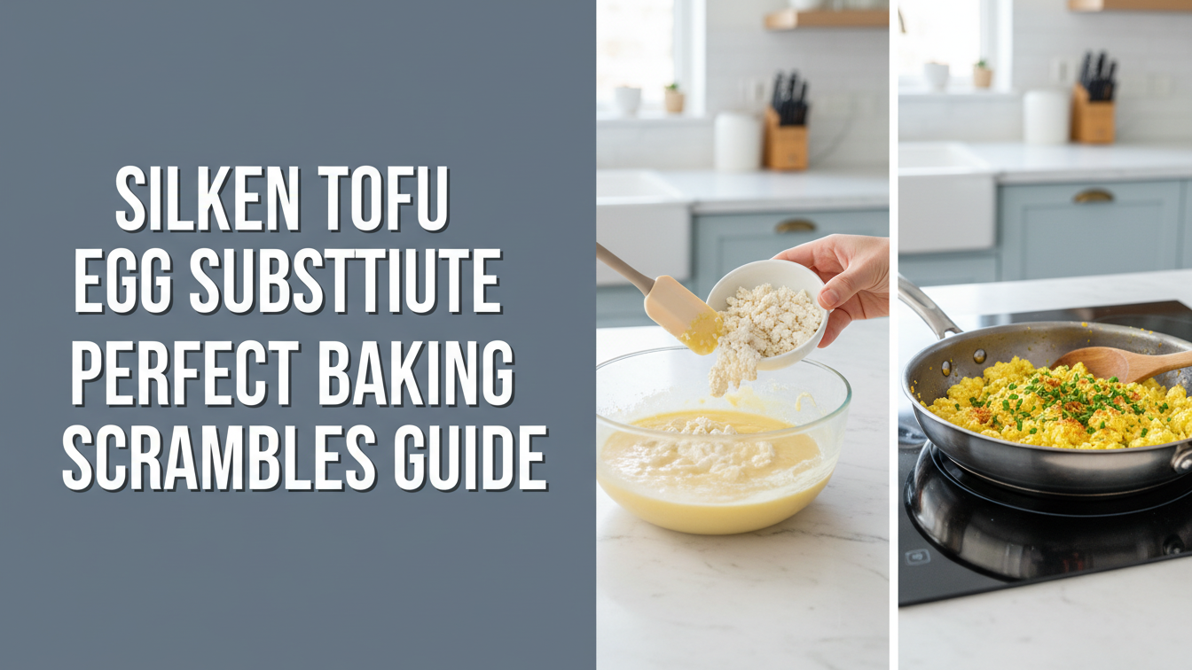 Silken Tofu Egg Substitute Perfect Baking Scrambles Guide