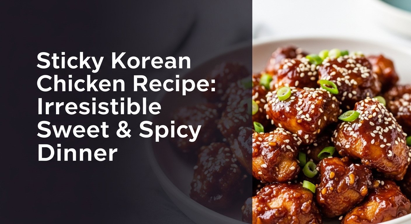 Sticky Korean Chicken Recipe: Irresistible Sweet & Spicy Dinner
