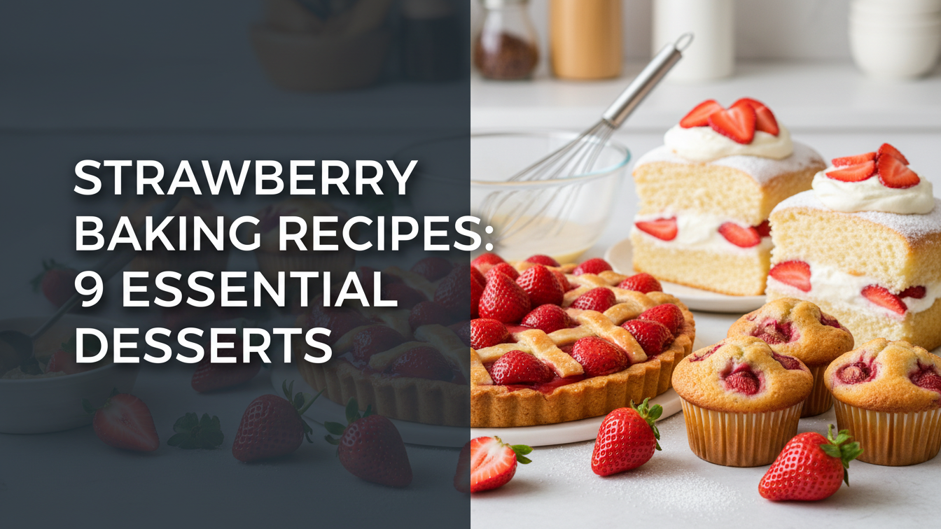 Strawberry Baking Recipes: 9 Essential Desserts For February 2026