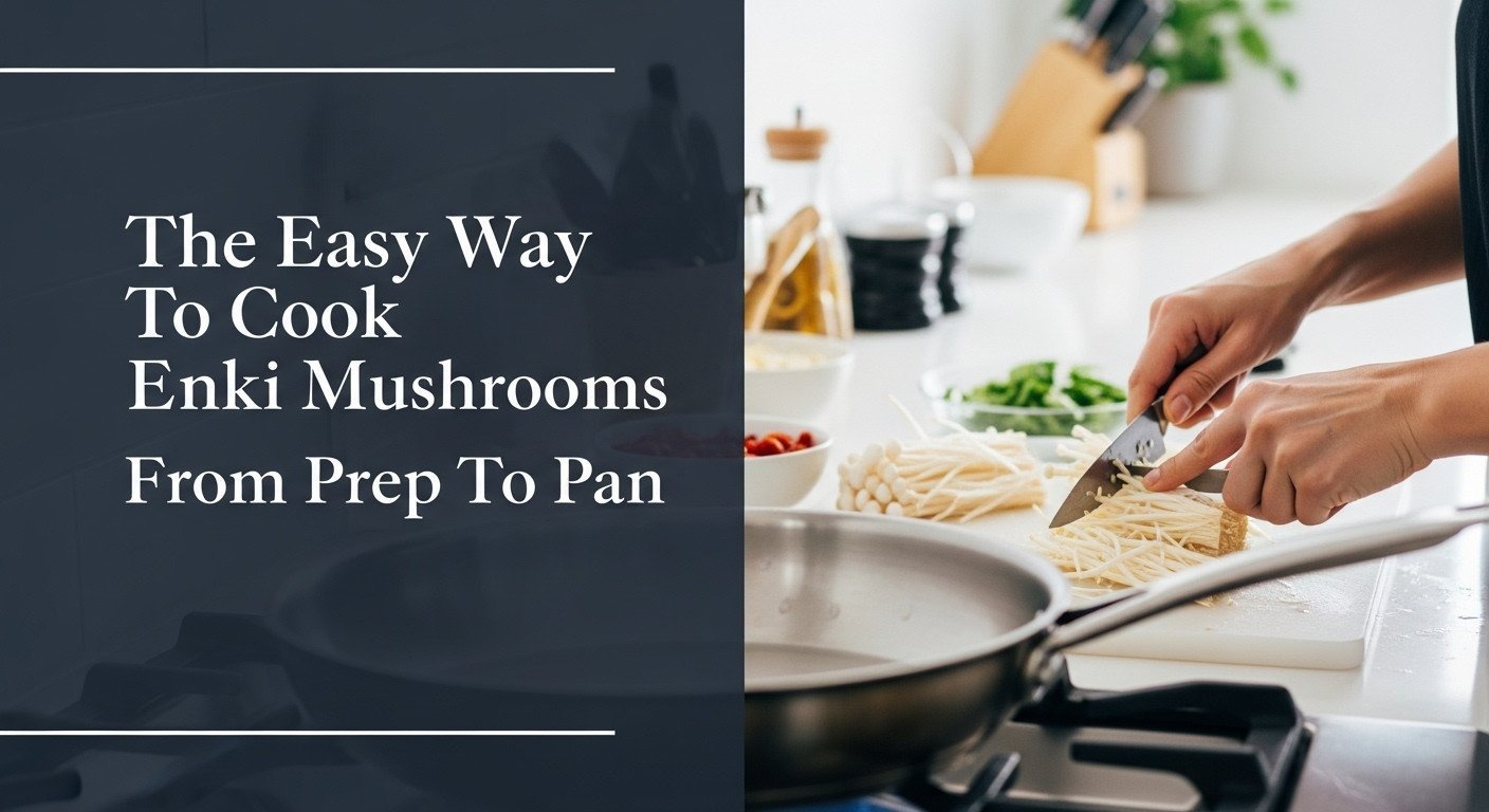 The Easy Way To Cook Enoki Mushrooms From Prep To Pan