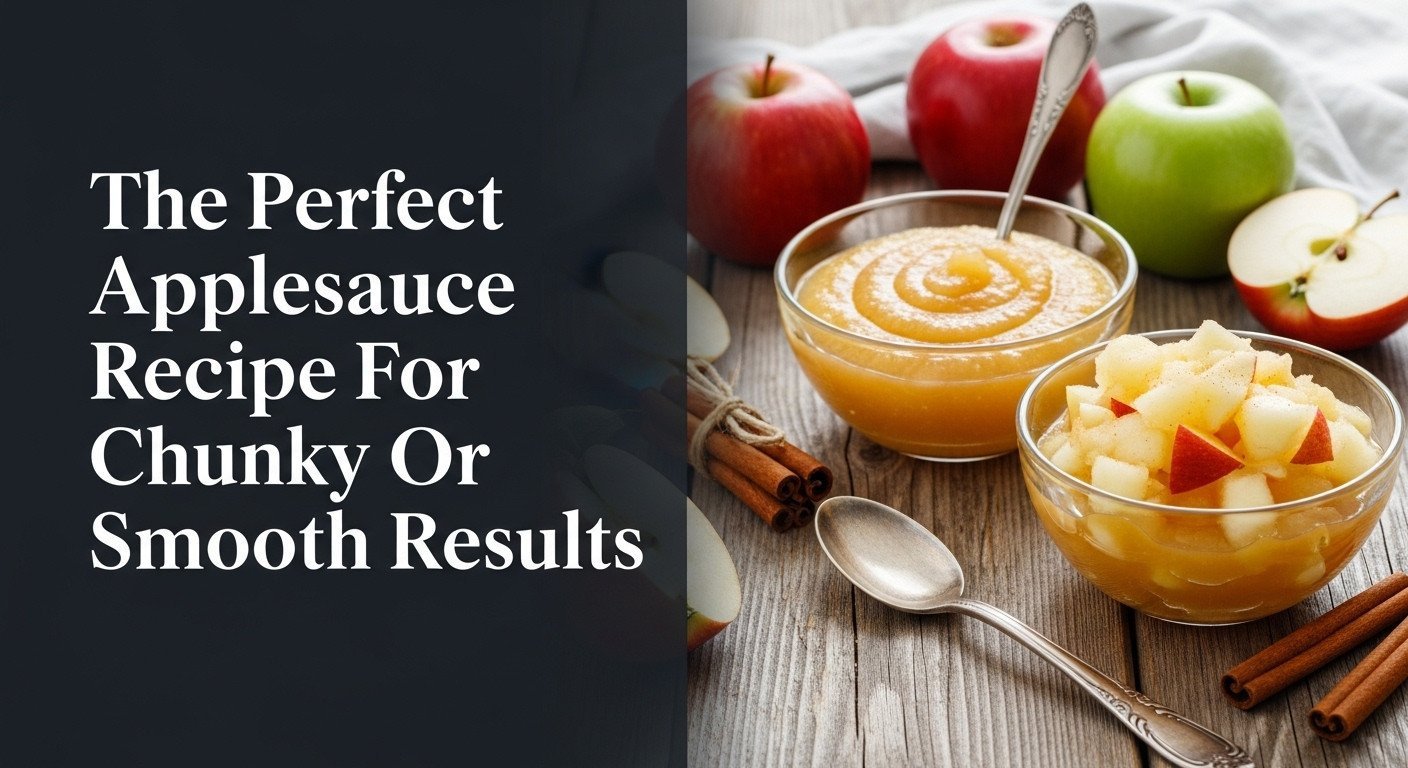 The Perfect Applesauce Recipe For Chunky Or Smooth Results