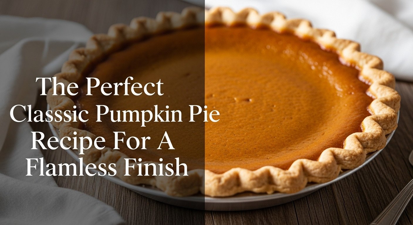 The Perfect Classic Pumpkin Pie Recipe For A Flawless Finish