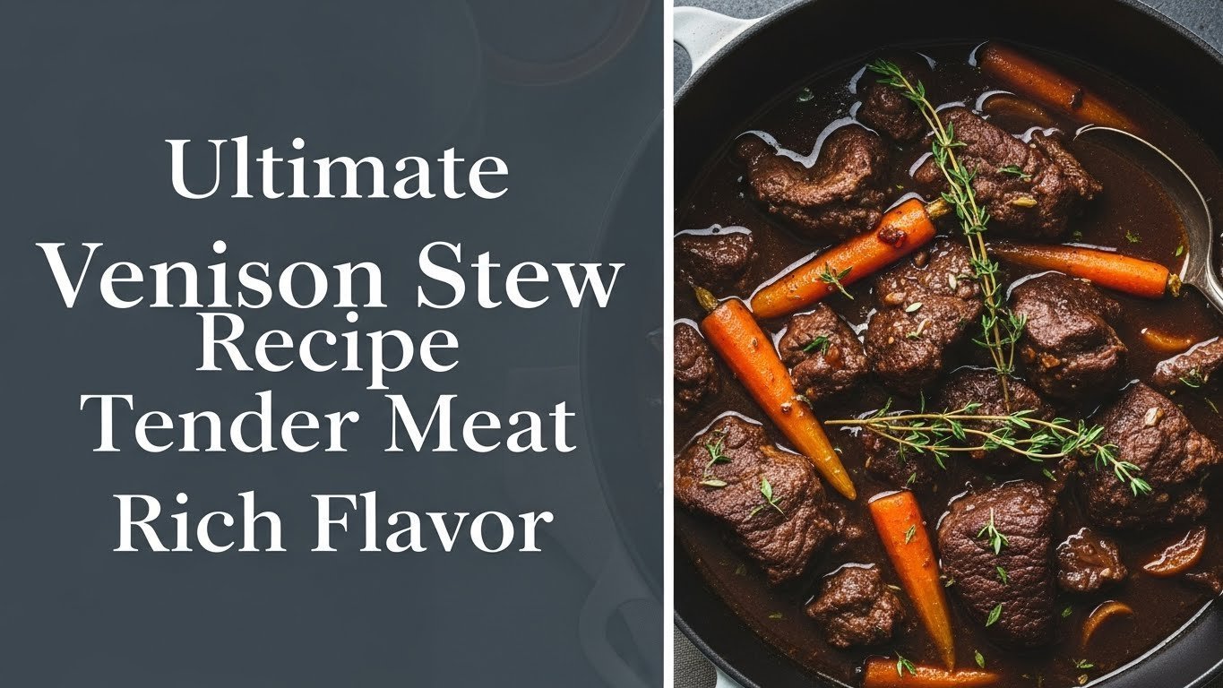 Ultimate Venison Stew Recipe Tender Meat Rich Flavor