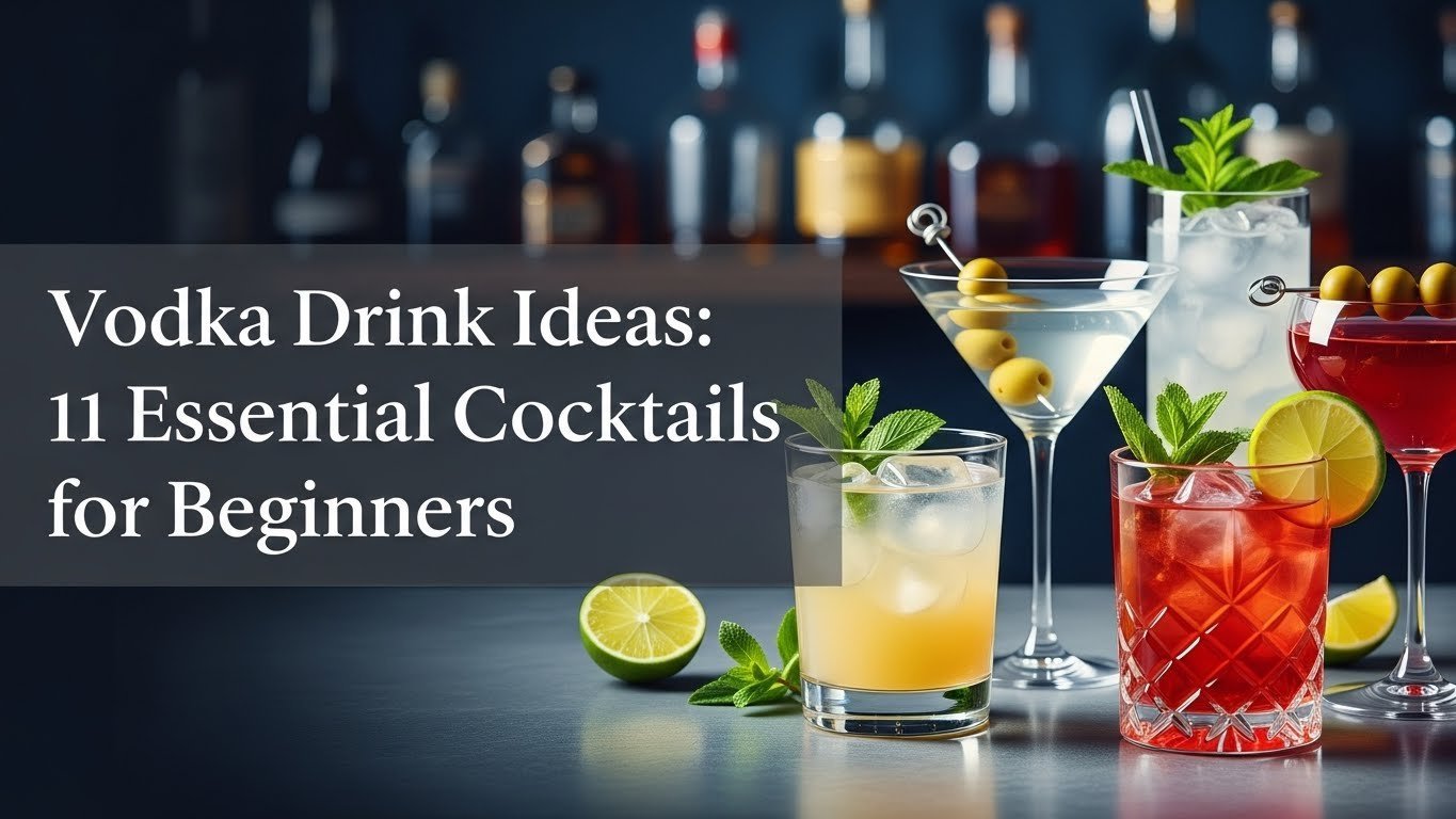 Vodka Drink Ideas: 11 Essential Cocktails For Beginners