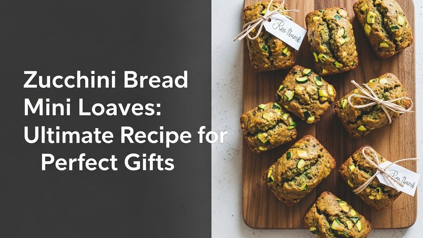 Zucchini Bread Mini Loaves: Ultimate Recipe For Perfect Gifts
