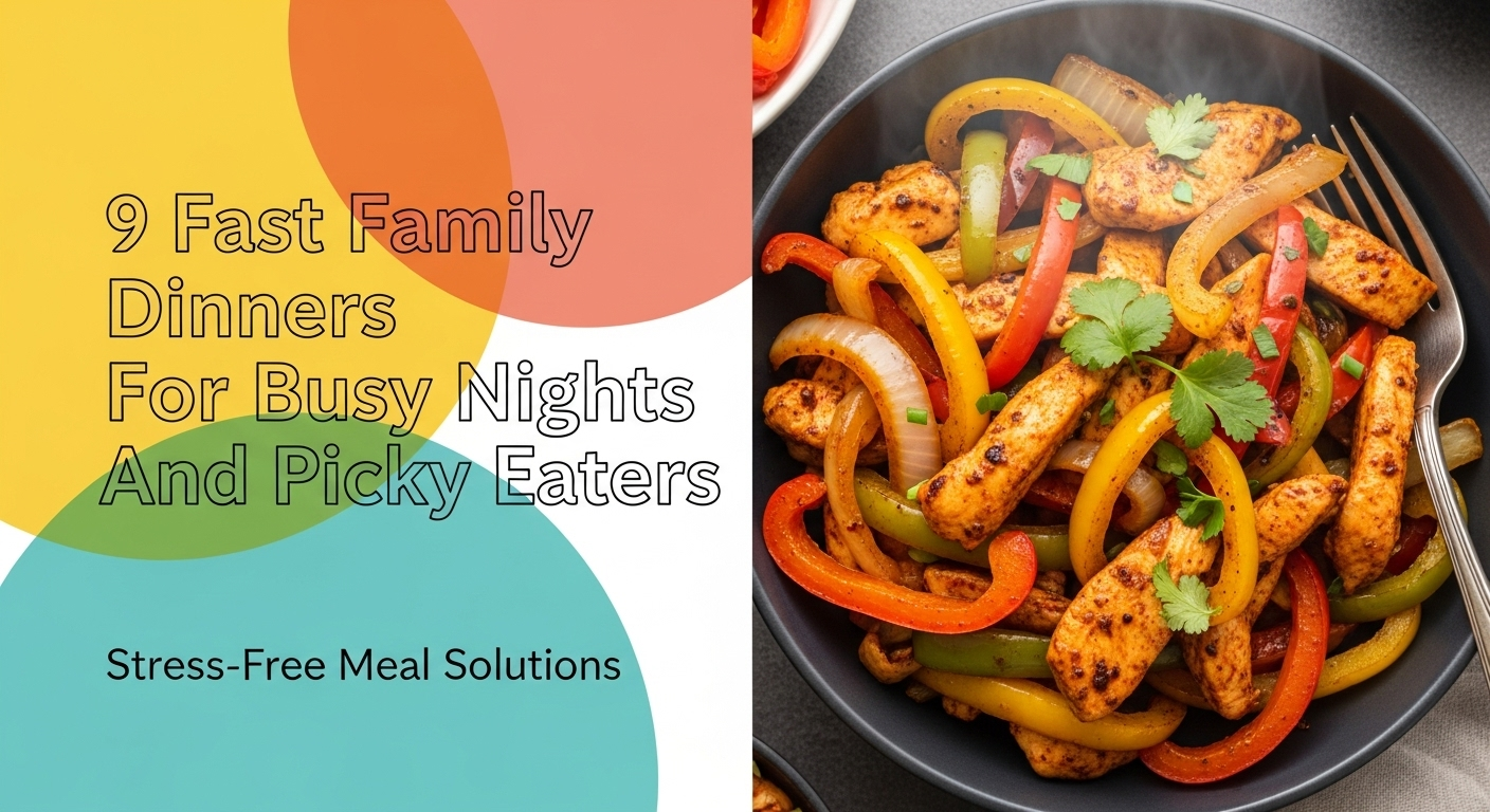 9 Fast Family Dinners For Busy Nights And Picky Eaters