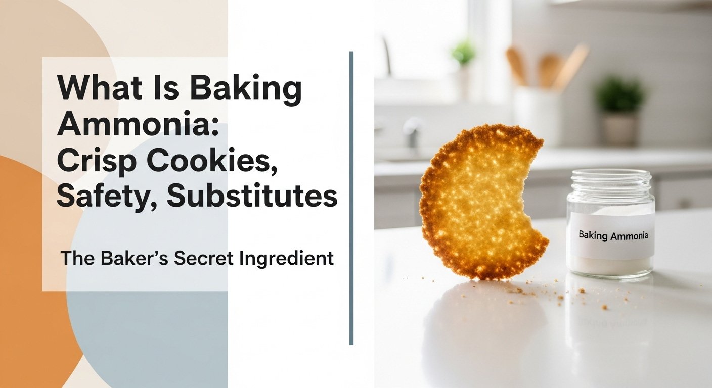 What Is Baking Ammonia: Crisp Cookies, Safety, Substitutes