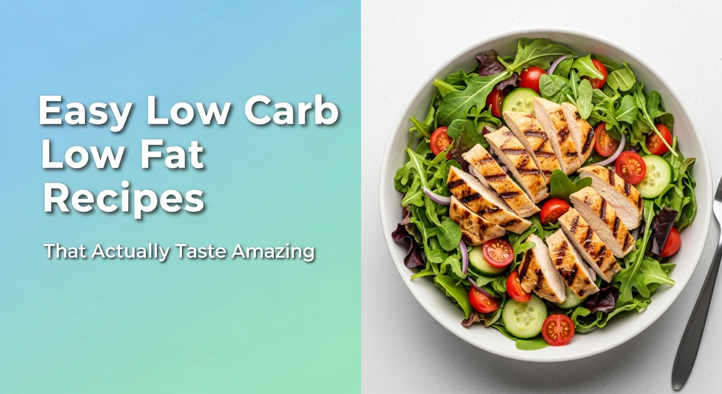 Easy Low Carb Low Fat Recipes That Taste Amazing